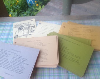 Old recipe cards | Etsy