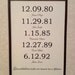 Framed & Matted Custom Date Art Print Personalized
