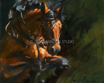 Custom Horse & Pet Portraits & Original Oil by JenBrandonStudio