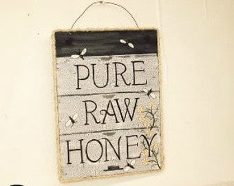 Honey sign | Etsy