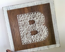 Unique string art letters related items | Etsy