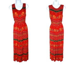 Elephant print dress | Etsy