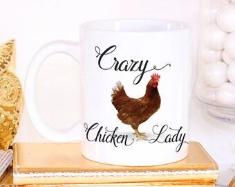 Unique chicken coffee mug related items | Etsy
