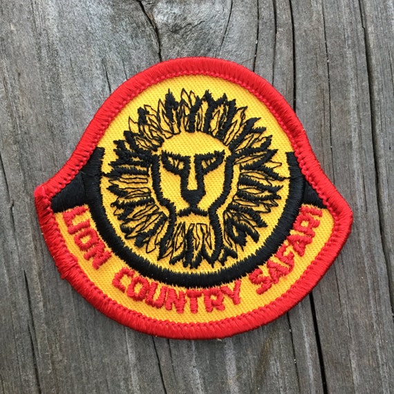 Lion Country Safari Vintage Travel Patch