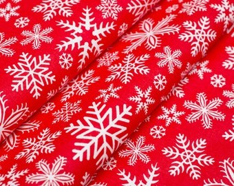 Unique red and green christmas fabrics related items | Etsy