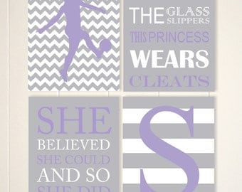 Girls sports motivational art inspirational by PicabooArtStudio