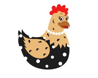 Chicken svg file | Etsy
