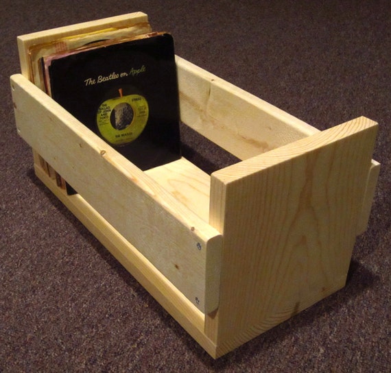 New 45 RPM RECORDS CRATE. Holds approx. 160 Records! Hand-Built by me ...