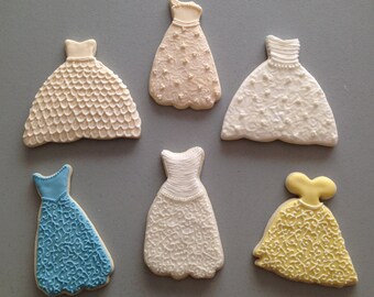 Wedding dress cookie | Etsy