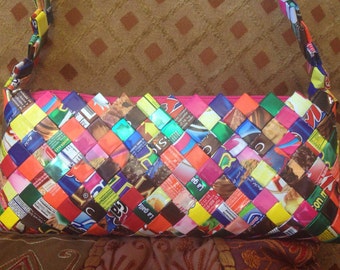 Candy wrapper purse | Etsy