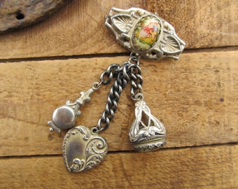 Chatelaine pin | Etsy