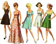 Popular items for 1960s dress pattern on Etsy