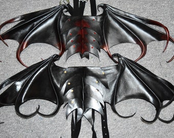 Black dragon costume | Etsy