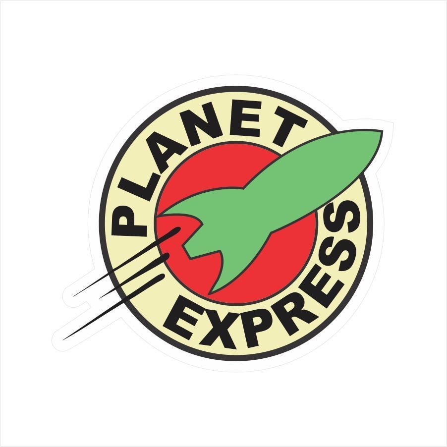 Planet Express Logo Window Bumper Laptop Window Decal Sticker
