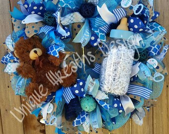 Teddy bear wreaths | Etsy