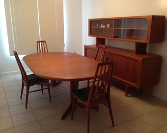 Teak dining table | Etsy