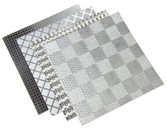 Silver bling paper | Etsy