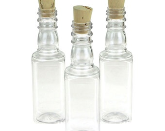 Glass bottle favors | Etsy