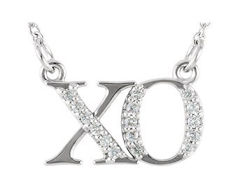Xo necklace | Etsy