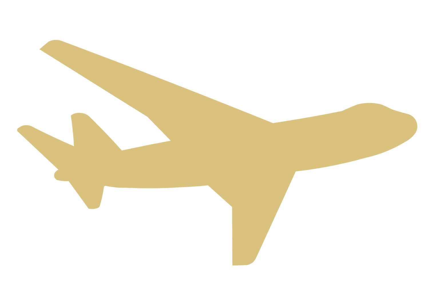 Airplane Style 3 Unfinished Wood Shape Cut Outs Variety of