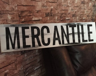 Mercantile sign | Etsy