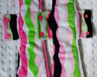 Luxurious cloth menstrual pads panty liners by PrincessFlow