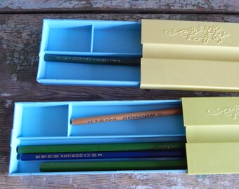 Vintage pencil case | Etsy