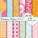 Summer Beach Digital Paper Pack Tropical Resort Digital Papers
