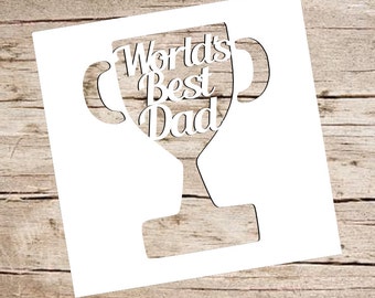 Best dad trophy | Etsy