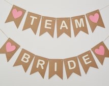 Unique team bride related items | Etsy