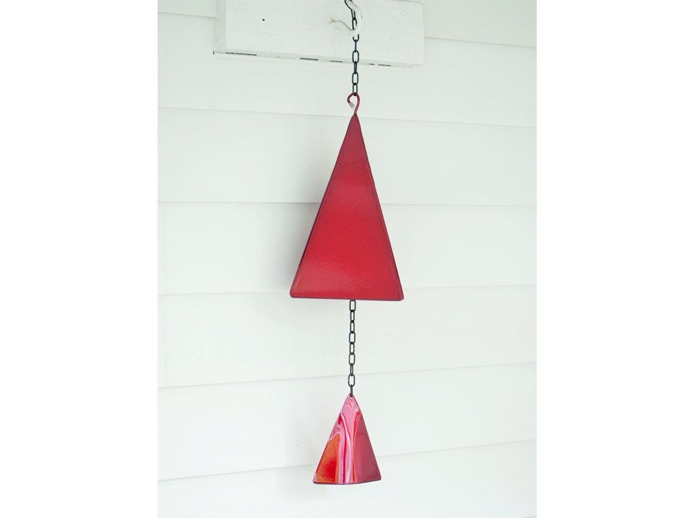 Triangular Buoy Style Wind Bell Wind Chime by MW3Designs on Etsy