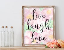 Popular items for live laugh love art on Etsy