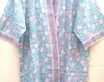 Unique indian cotton robe related items | Etsy