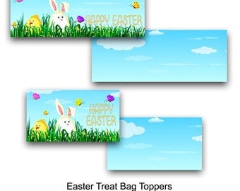 Easter bag toppers | Etsy