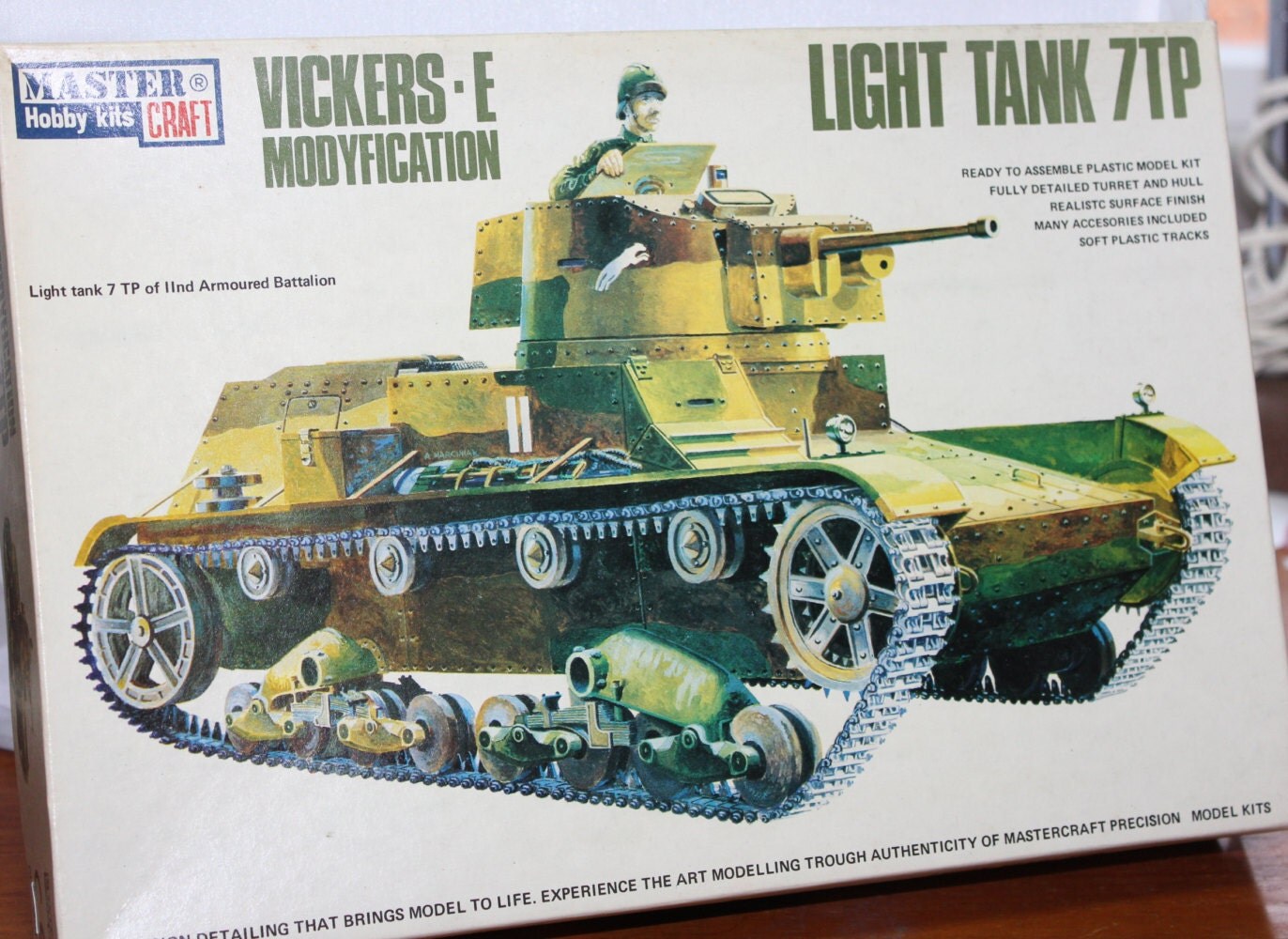 Mastercraft Vickers E leichter Panzer 7TP 1/35 Panzer