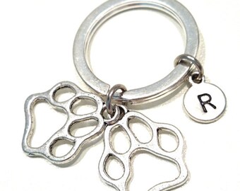 Dog tag key ring | Etsy