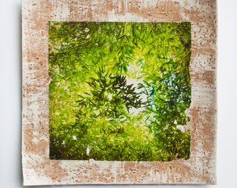 Bamboo print fabric | Etsy