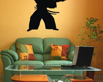Samurai decal | Etsy