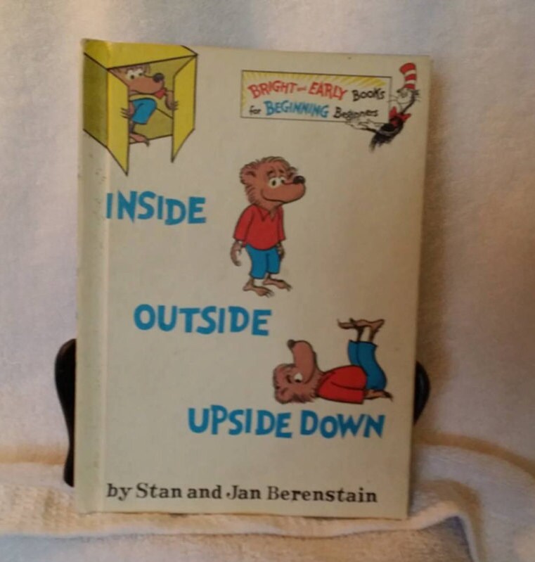 1968 Children's Book Inside Outside Upside Down 1968