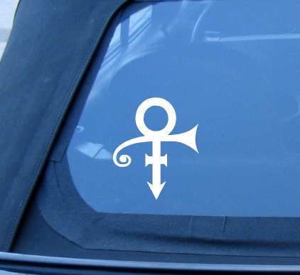 Prince Symbol Decal Artist Formerly Known As Prince Prince