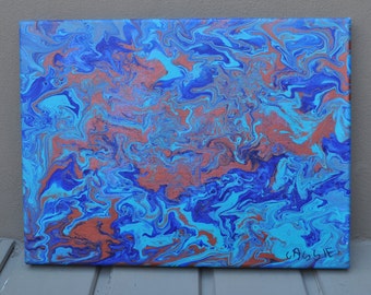 Swirl paintings by Sydney toddler Cassandra Gee by CassieSwirls