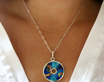 Fine enamel jewelry | Etsy