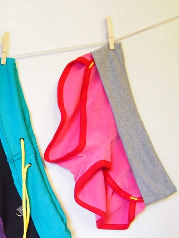 Retro Pink Terry Dolphin Shorts