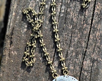 Clockwork necklace | Etsy