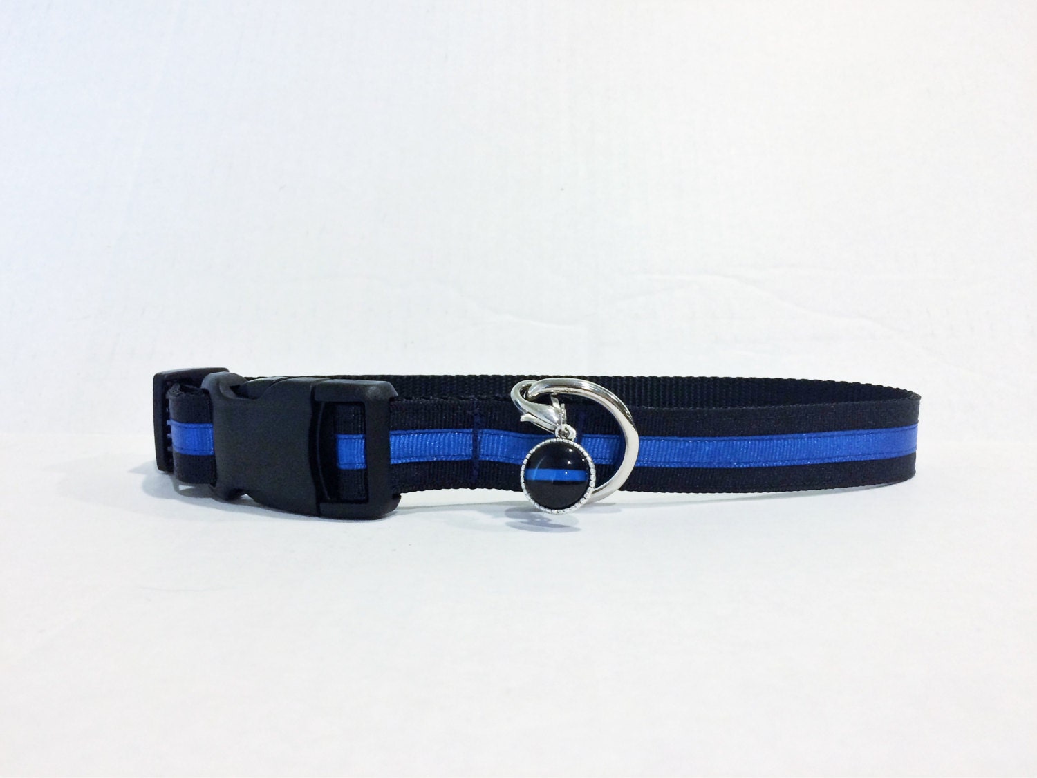 Police dog collar Thin Blue Line Police Lives Matter dog