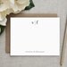 Personalized Stationery. Personalized Notecard Set.