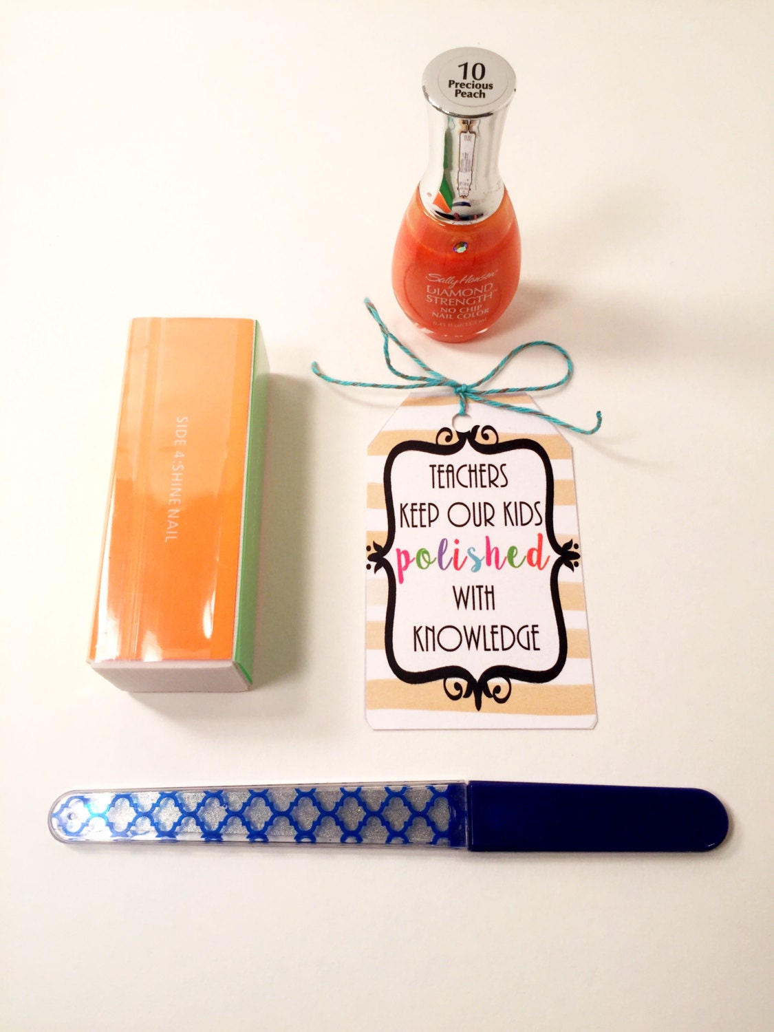 Teacher Appreciation Nail Polish Gift Tags Printable Teachers