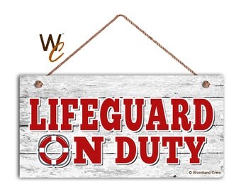 Lifeguard signs | Etsy