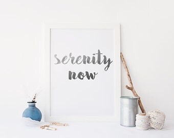 Serenity now | Etsy