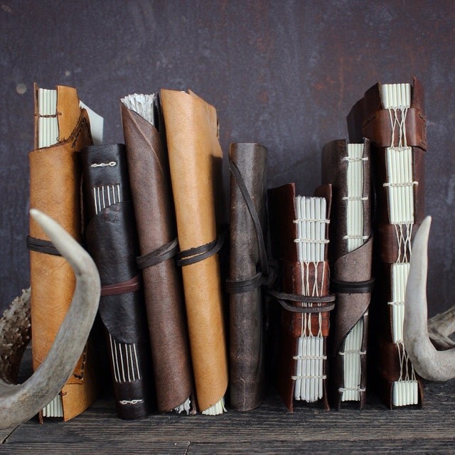 Rustic Handcrafted Leather Goods by WillowCreekLeatherCo on Etsy